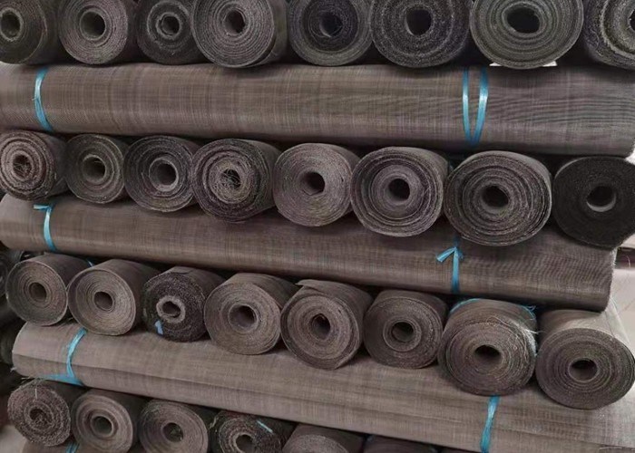 0.6-1.22m Width Woven Circle Mesh Screen Extruded Single Layer Disc Filters