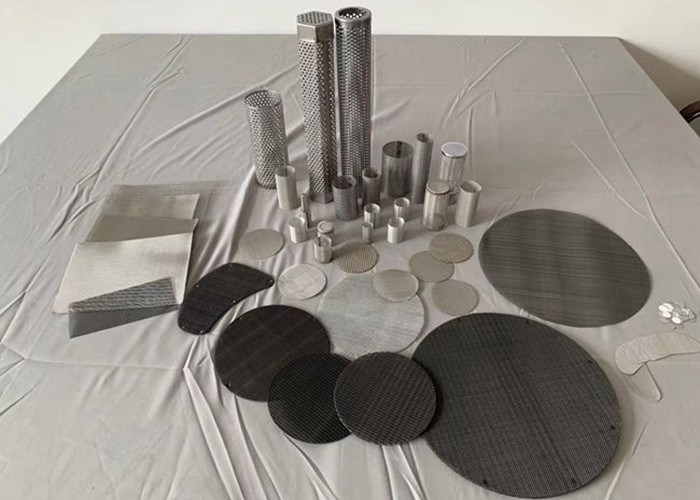 0.25mm 133cm Diameter Round Black Filter Wire Mesh 40x36 Mesh