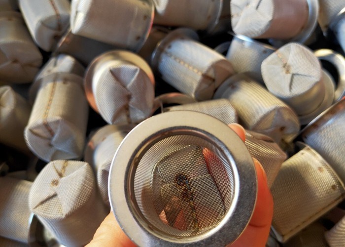 SS316L 300 Mesh Filter Wire Mesh Caps For Air And Water Filteration