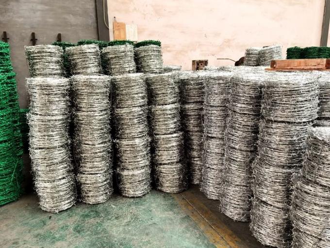 2.8mm Plastic Pvc Coated Barbed Wire